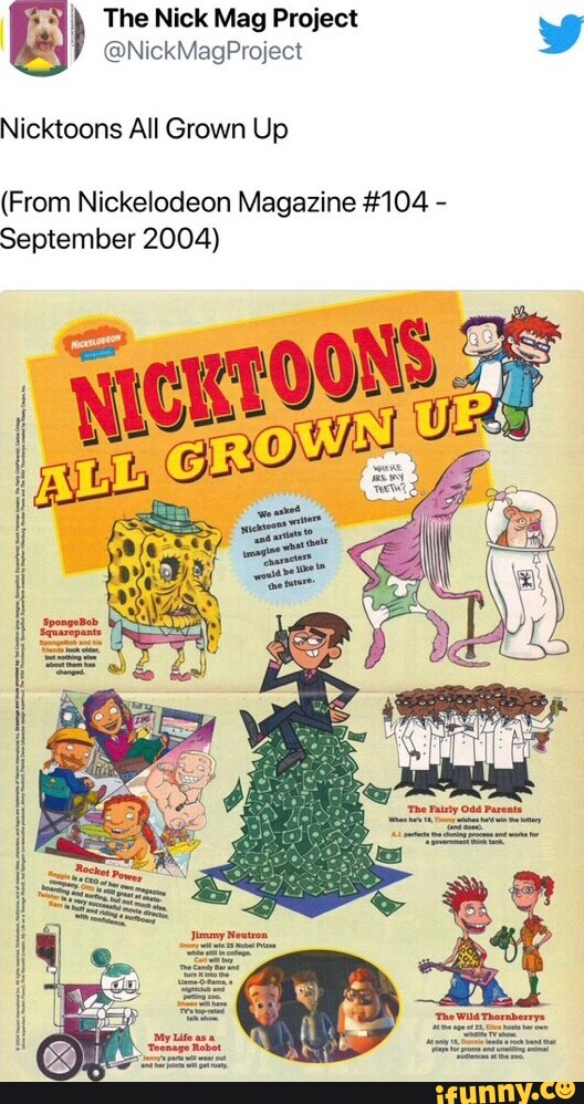 The Nick Mag Project aNickagProject Nicktoons All Grown Up (From ...