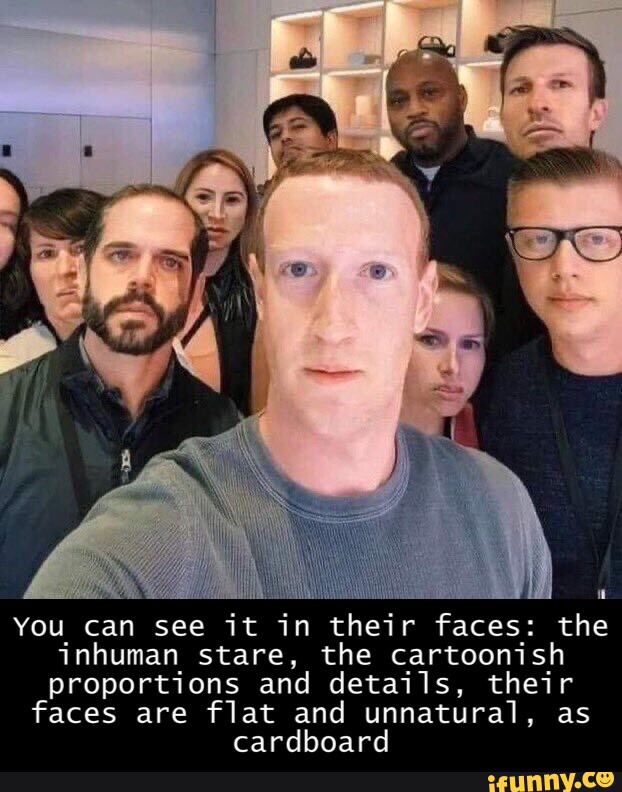 You can see it in their faces: the inhuman stare, the cartoonish ...