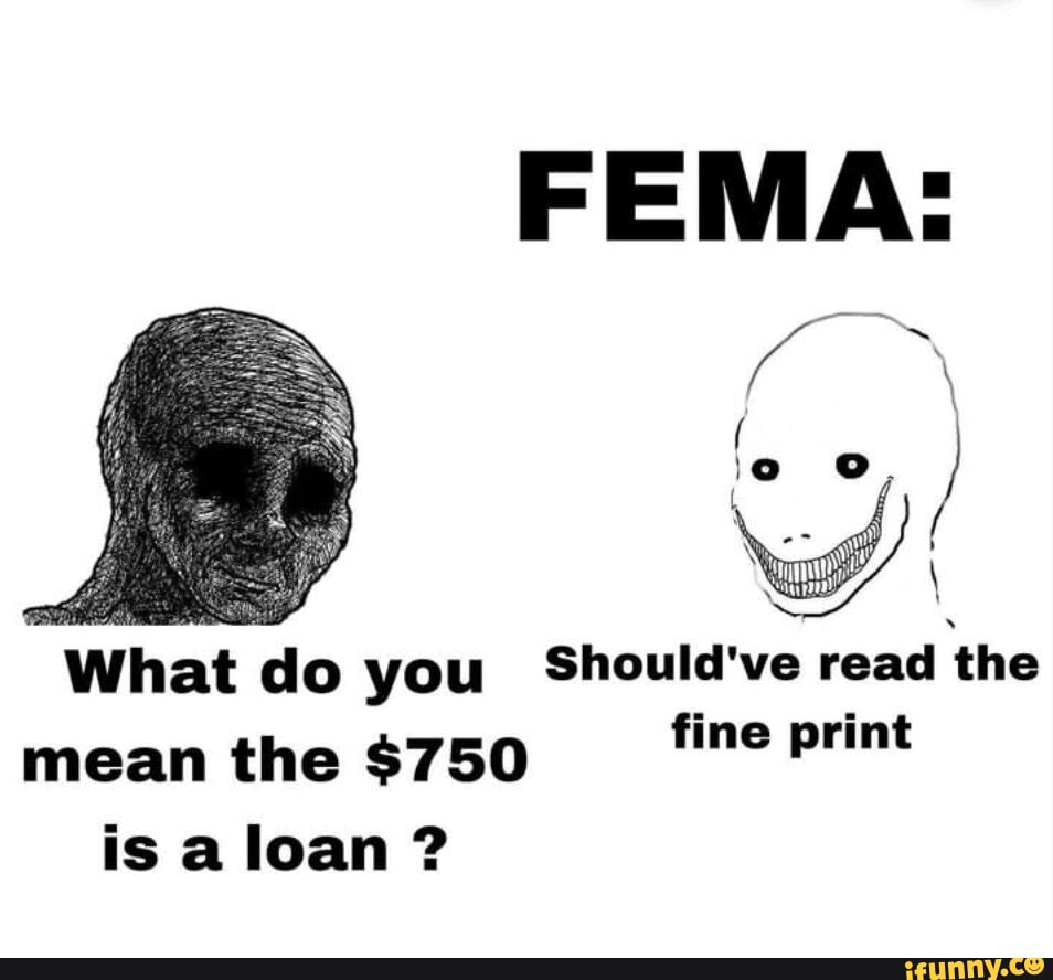What do you Should've read the mean the $750 fine print is a loan ...