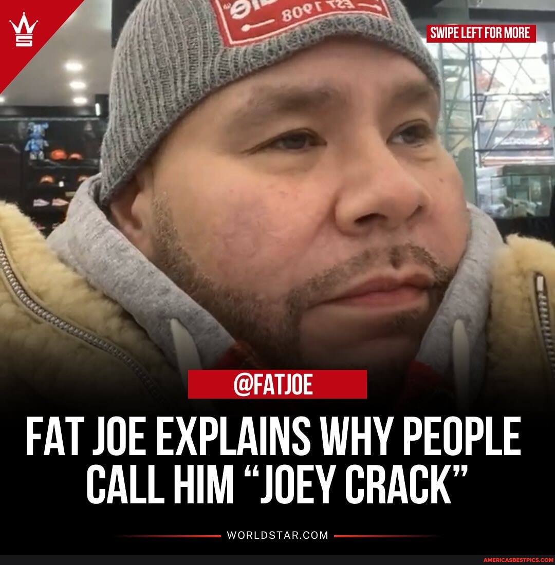 #FatJoe reveals the origin of his nickname “Joey Crack” 😂🤣 @fatjoe ...