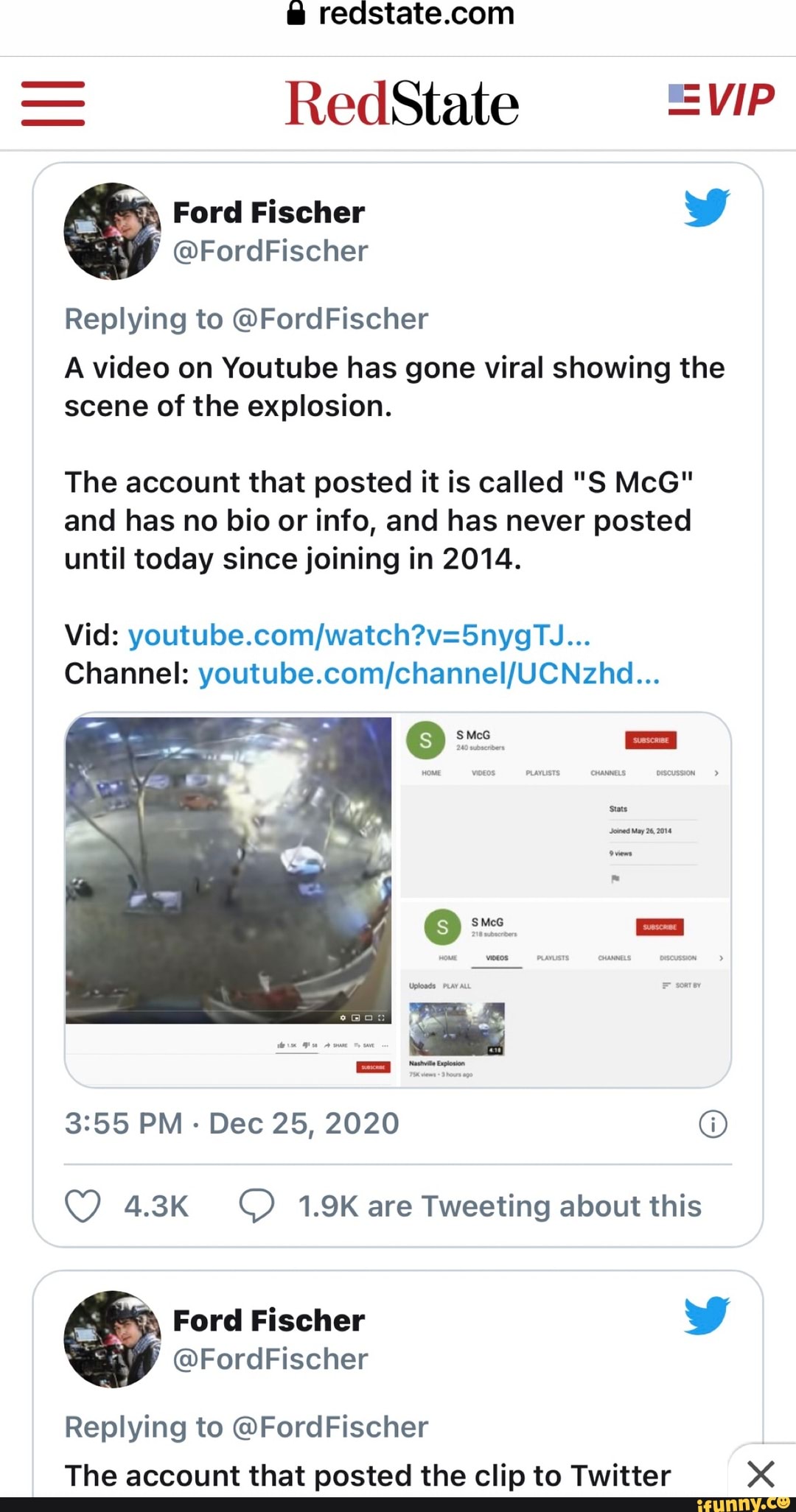 RedState Replying to @FordFischer A video on Youtube has gone viral ...