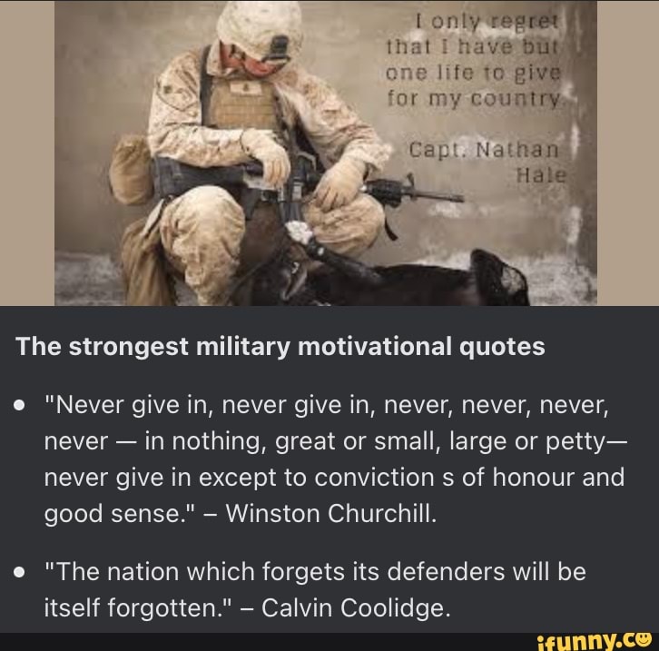 Military Quotes Inspirational