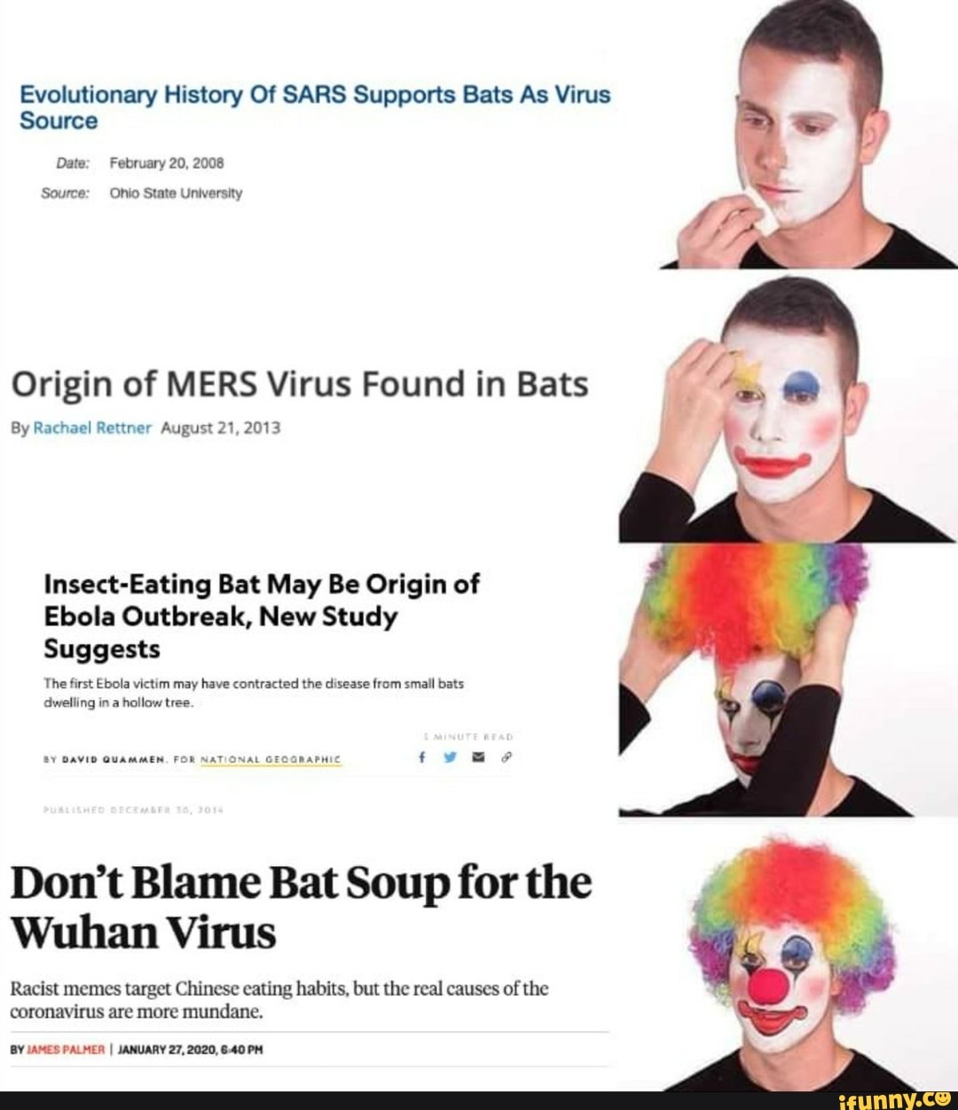 Evolutionary History Of SARS Supports Bats As Virus Source Date ...