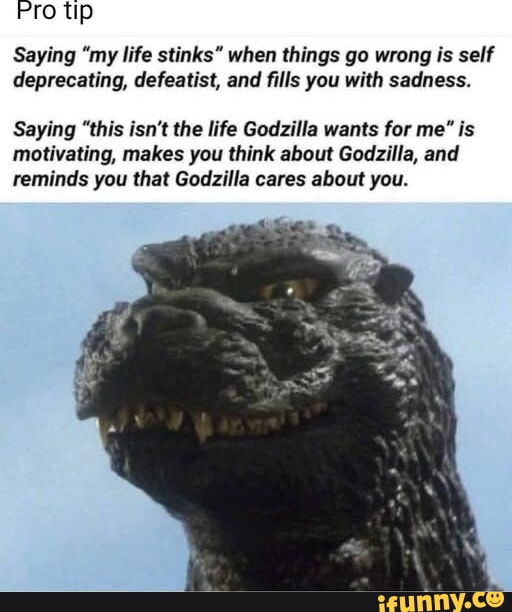 Pro tip Saying "my life stinks" when things go wrong is self ...