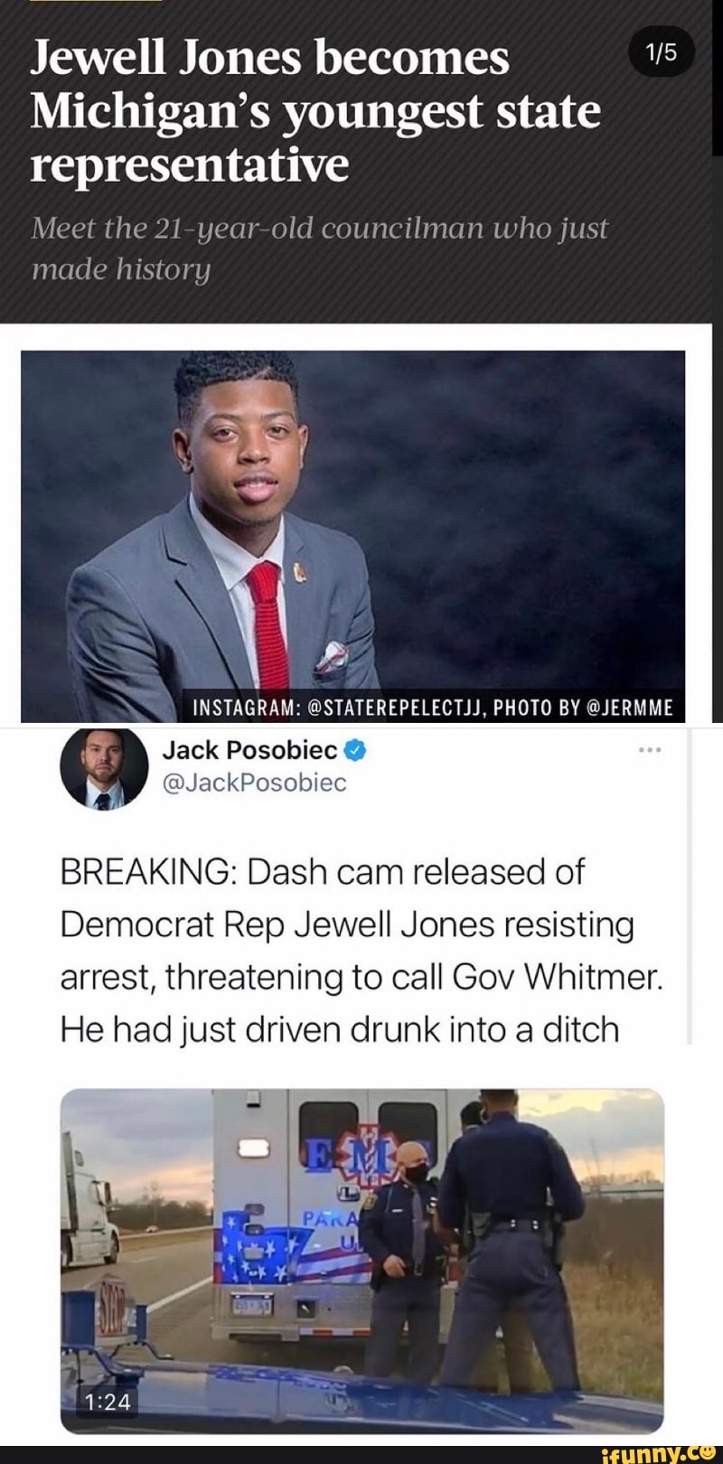 Jewell Jones becomes Michigan's youngest state representative Meet the ...