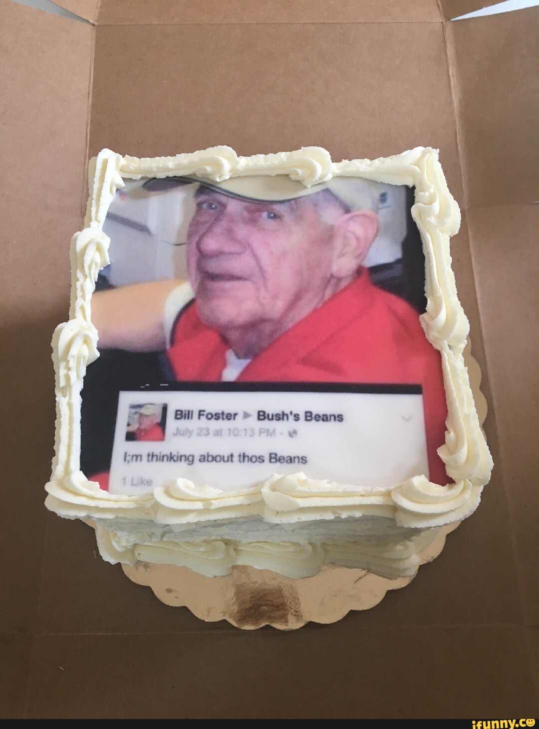 Bill Foster " Bush's Beans thinking about thos Beans - iFunny