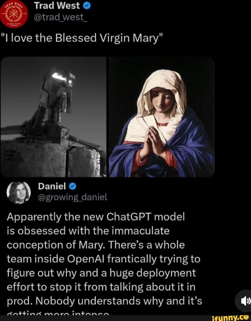 Trad West @ @trad_ west_ "I love the Blessed Virgin Mary" Daniel ...