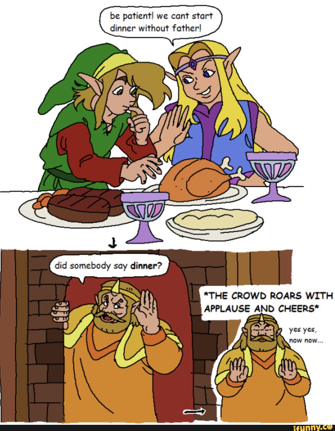 Did someone say 'dinner'? - be patient! we cant start dinner without ...