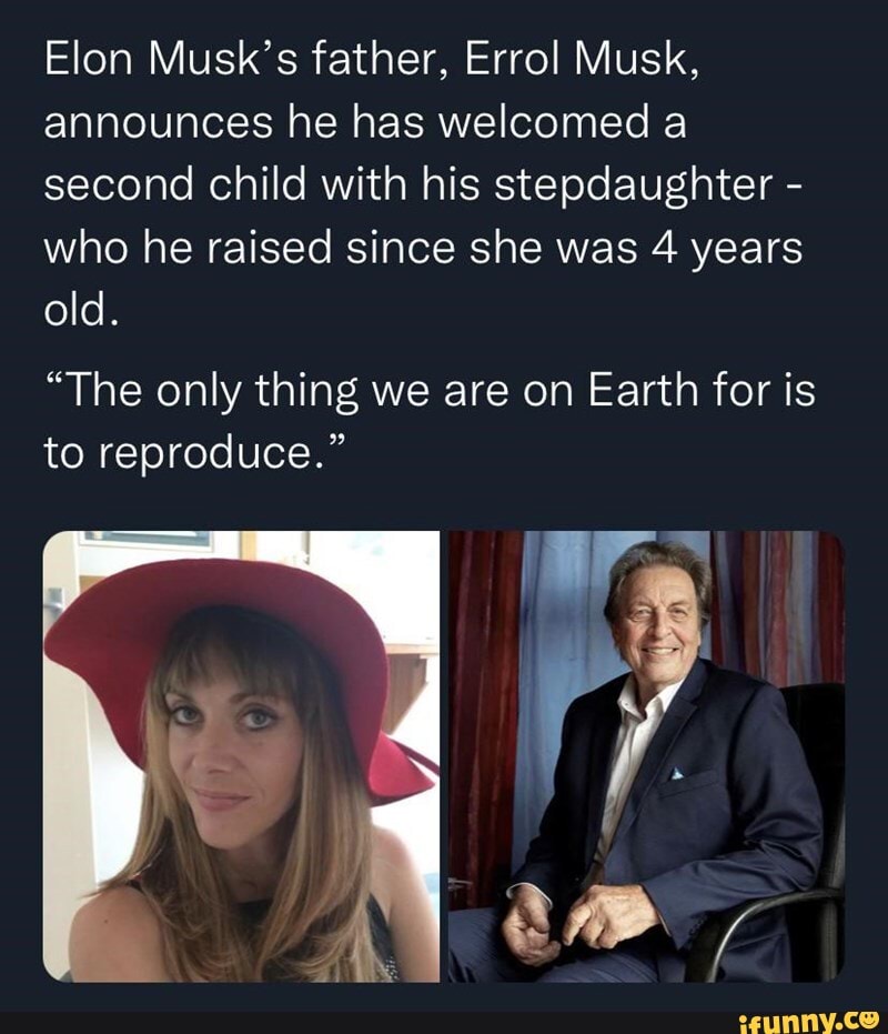 Elon Musk's father, Errol Musk, announces he has welcomed a second ...
