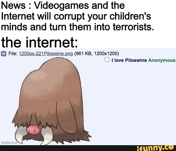 Piloswine memes. Best Collection of funny Piloswine pictures on iFunny