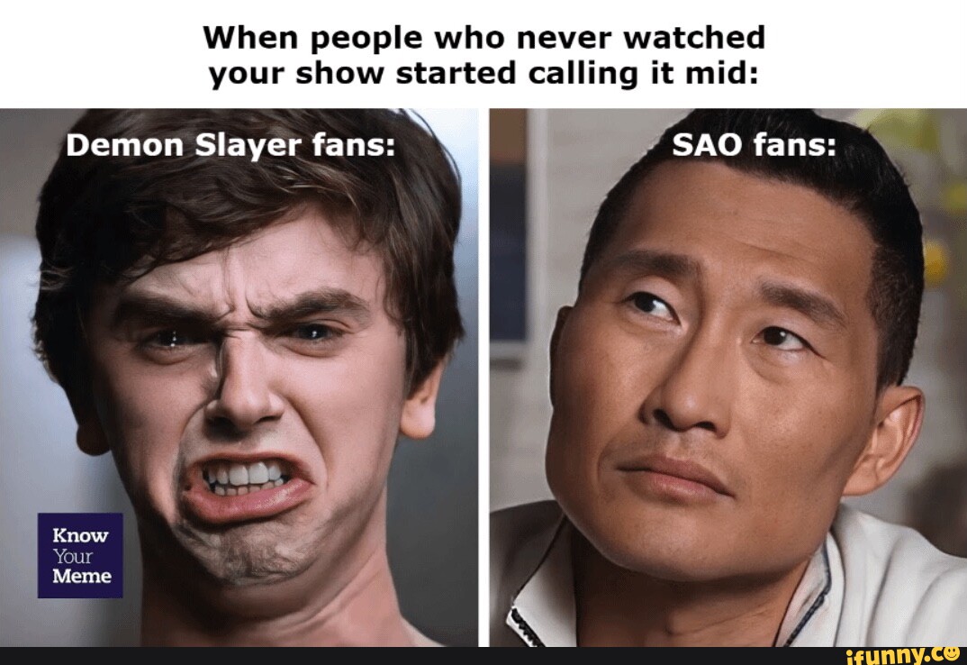 When people who never watched your show started calling it mid: Demon ...