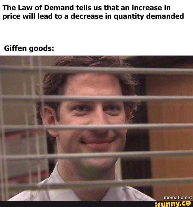 The Law of Demand tells us that an increase in price will lead to a ...