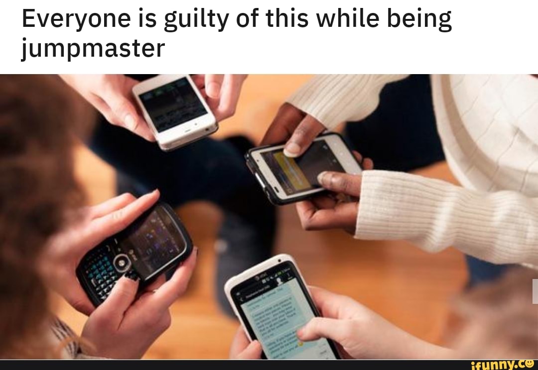 Everyone is guilty of this while being jumpmaster - iFunny