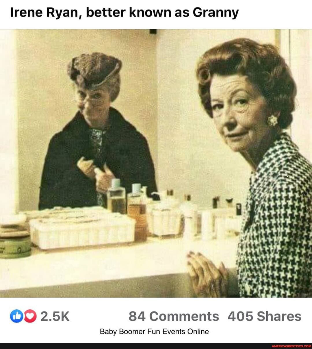Irene Ryan, better known as Granny ENG OO 2.5K 84 Comments 405 Shares ...