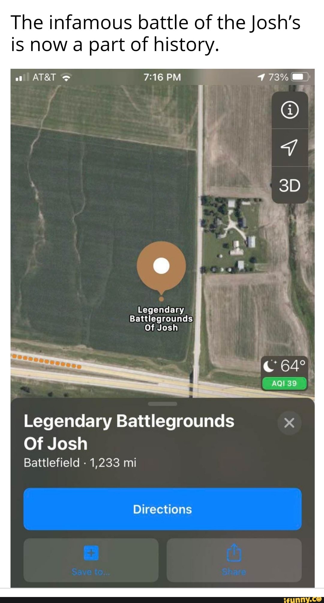 The infamous battle of the Josh's is now a part of history. PM 73% ...