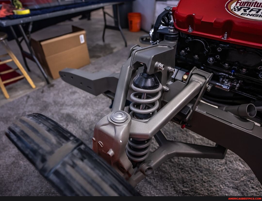 The '56 Chevy rides on a @roadstershop chassis and is topped off with ...