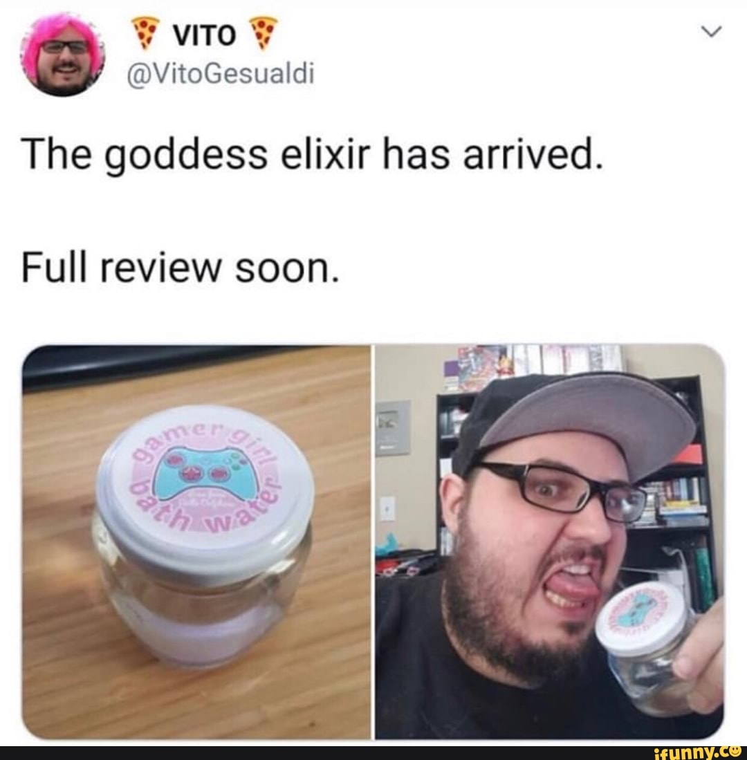 The goddess elixir has arrived. Full review soon. - iFunny