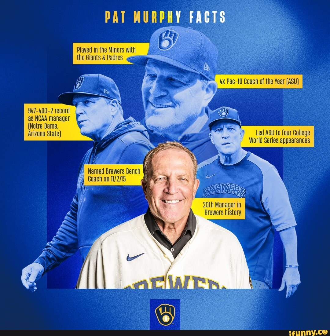 PAT MURPHY FACTS Played in the Minors with the Giants & Padres 947-400 ...