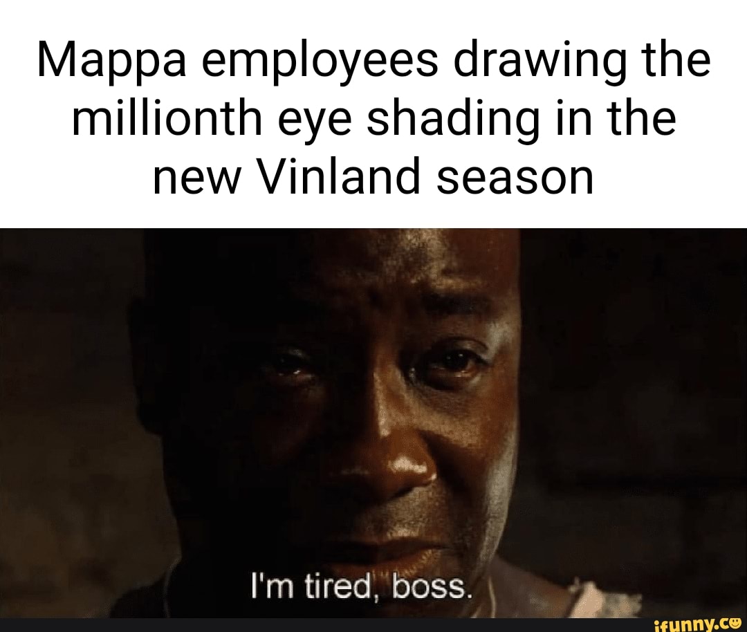 Mappa employees drawing the millionth eye shading in the new Vinland ...