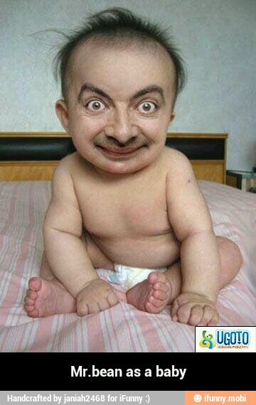 Mr.bean as a baby - Mr.bean as a baby - )