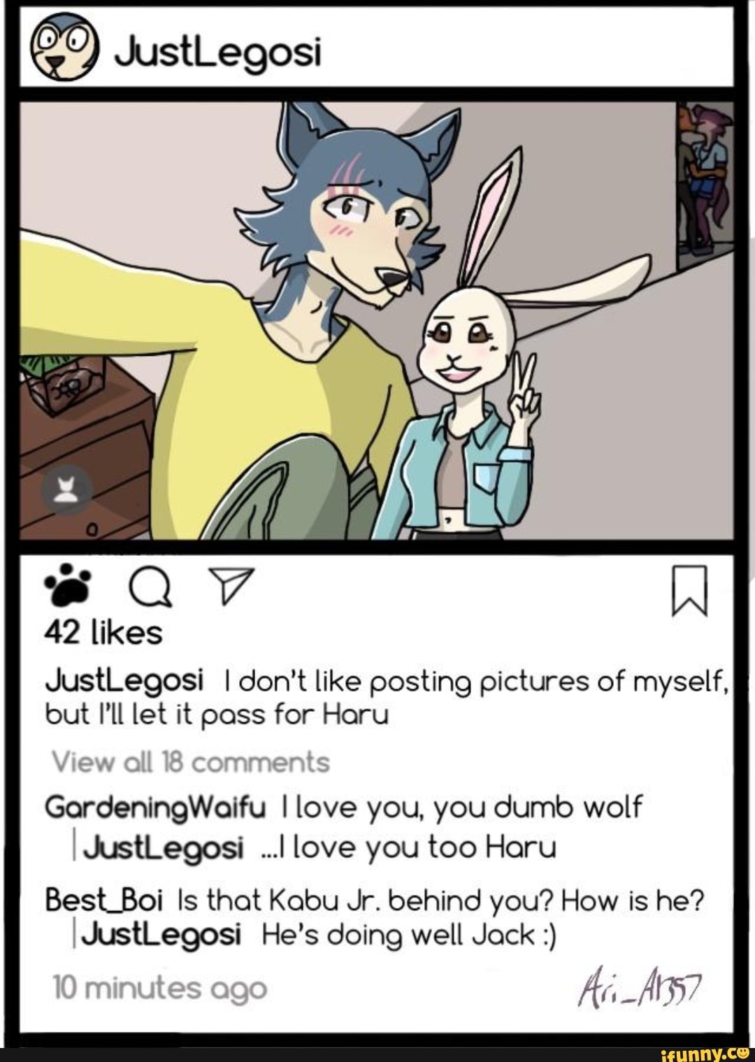 JustLegosi I don't like posting pictures of myself, but I'll let it ...