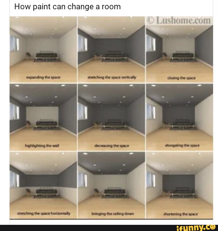 How paint can change a room the the space wertically desing the ...