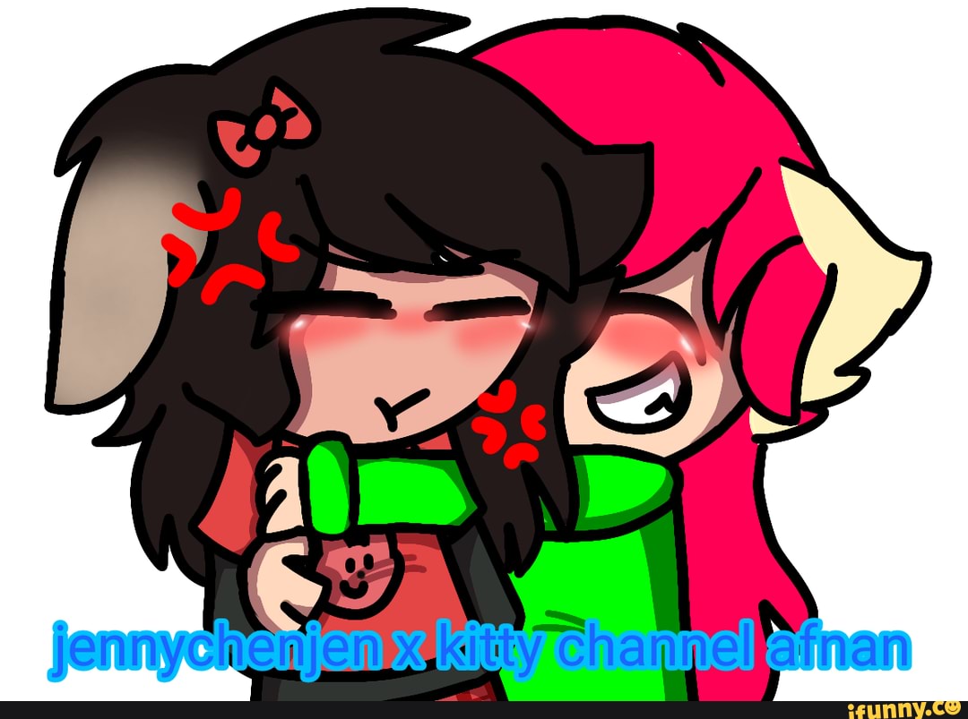 Jennychenjen x kitty channel afnan Art by: poopy super the furry ...