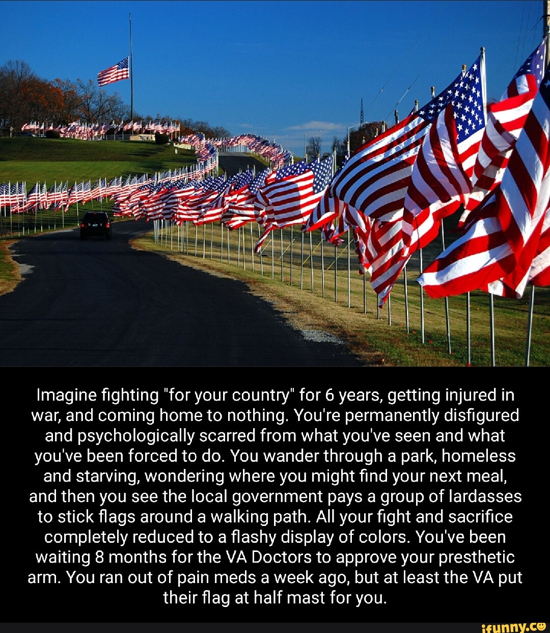 Ww: Imagine fighting "for your country" for 6 years, getting injured in ...