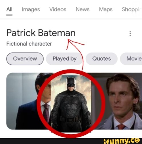 All Patrick Bateman Fictional character Overview Played by Quotes Movie ...