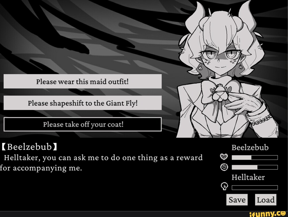 Please wear this maid outfit! Please shapeshift to the Giant Fly ...