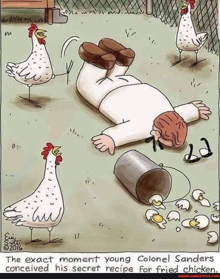 SSS The exact moment young Colonel Sanders conceived his secret recipe ...