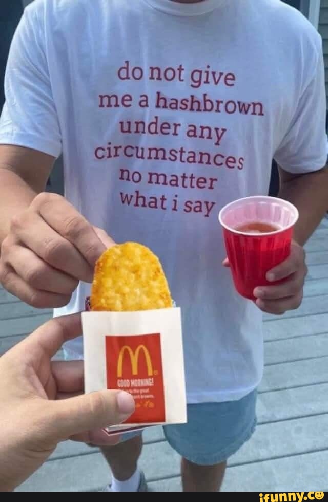 Hashbrown memes. Best Collection of funny Hashbrown pictures on iFunny