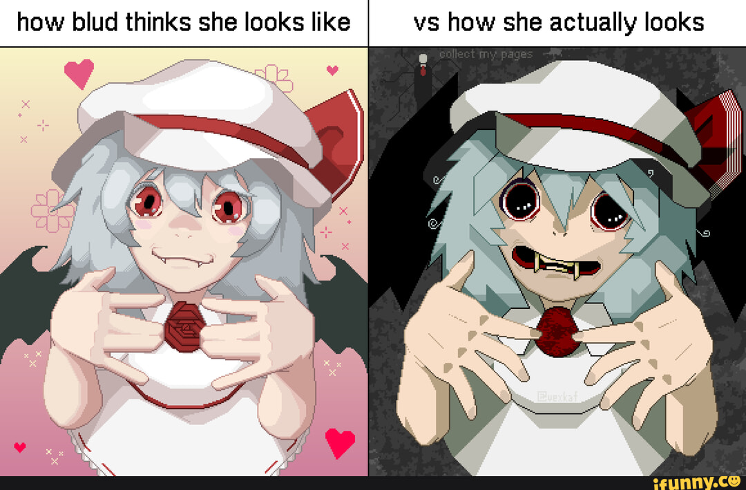 How blud thinks she looks like vs how she actually looks - iFunny