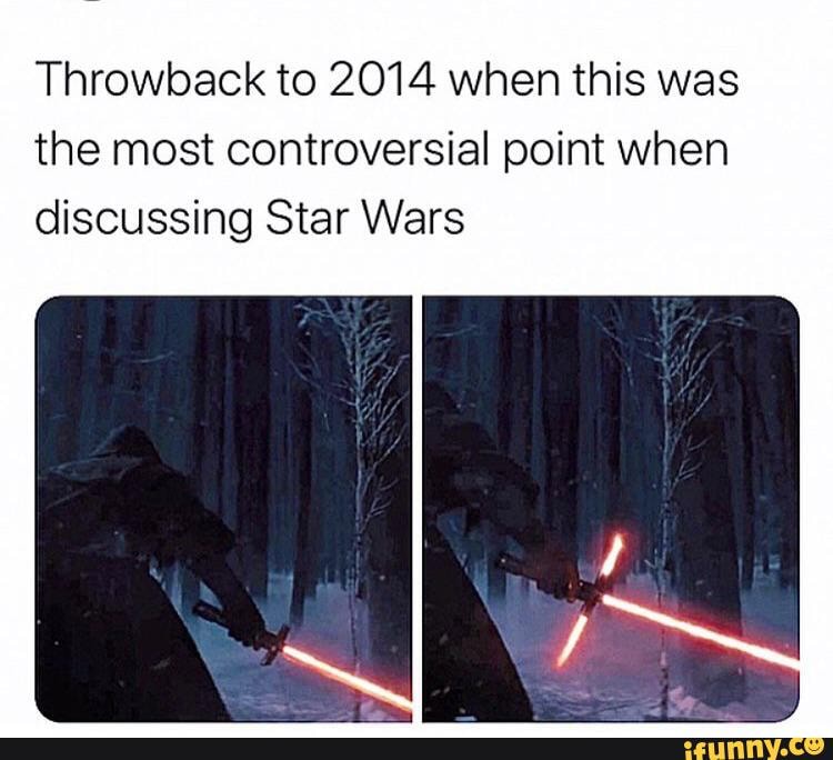 Throwback to 2014 when this was the most controversial point when ...