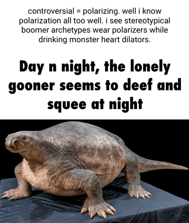 Controversial = polarizing. well i know polarization all too well. i ...