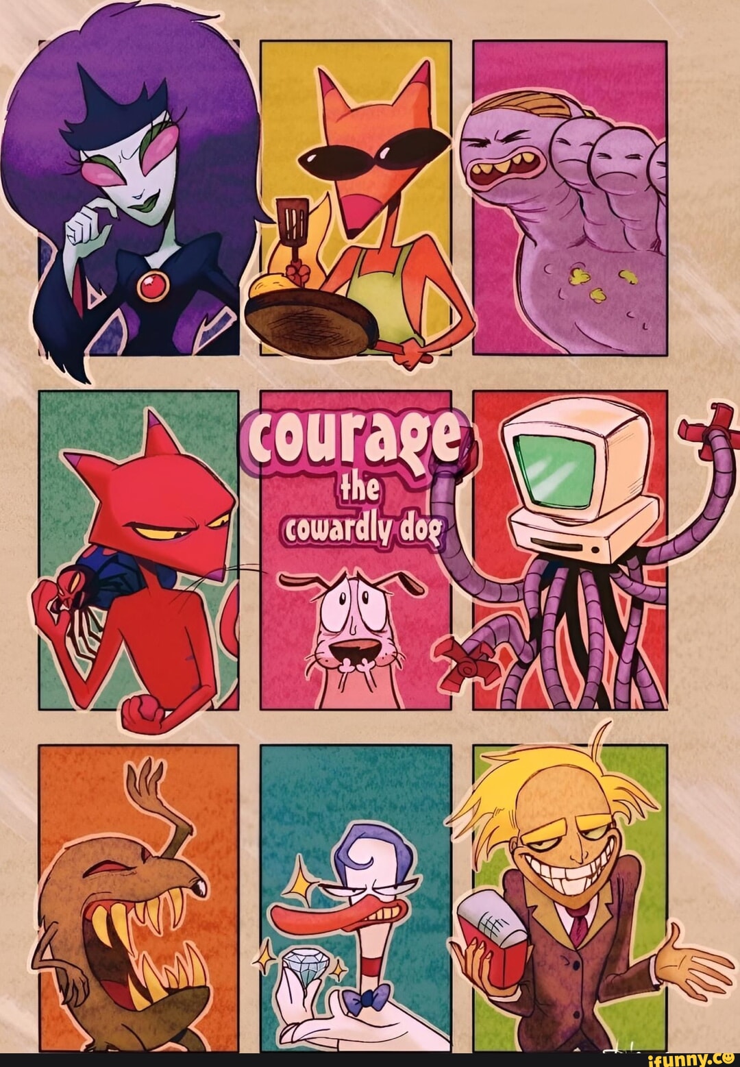 Courage the Cowardly Dog memes memes. The best memes on iFunny