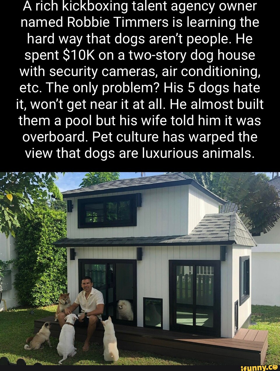 A rich kickboxing talent agency owner named Robbie Timmers is learning ...