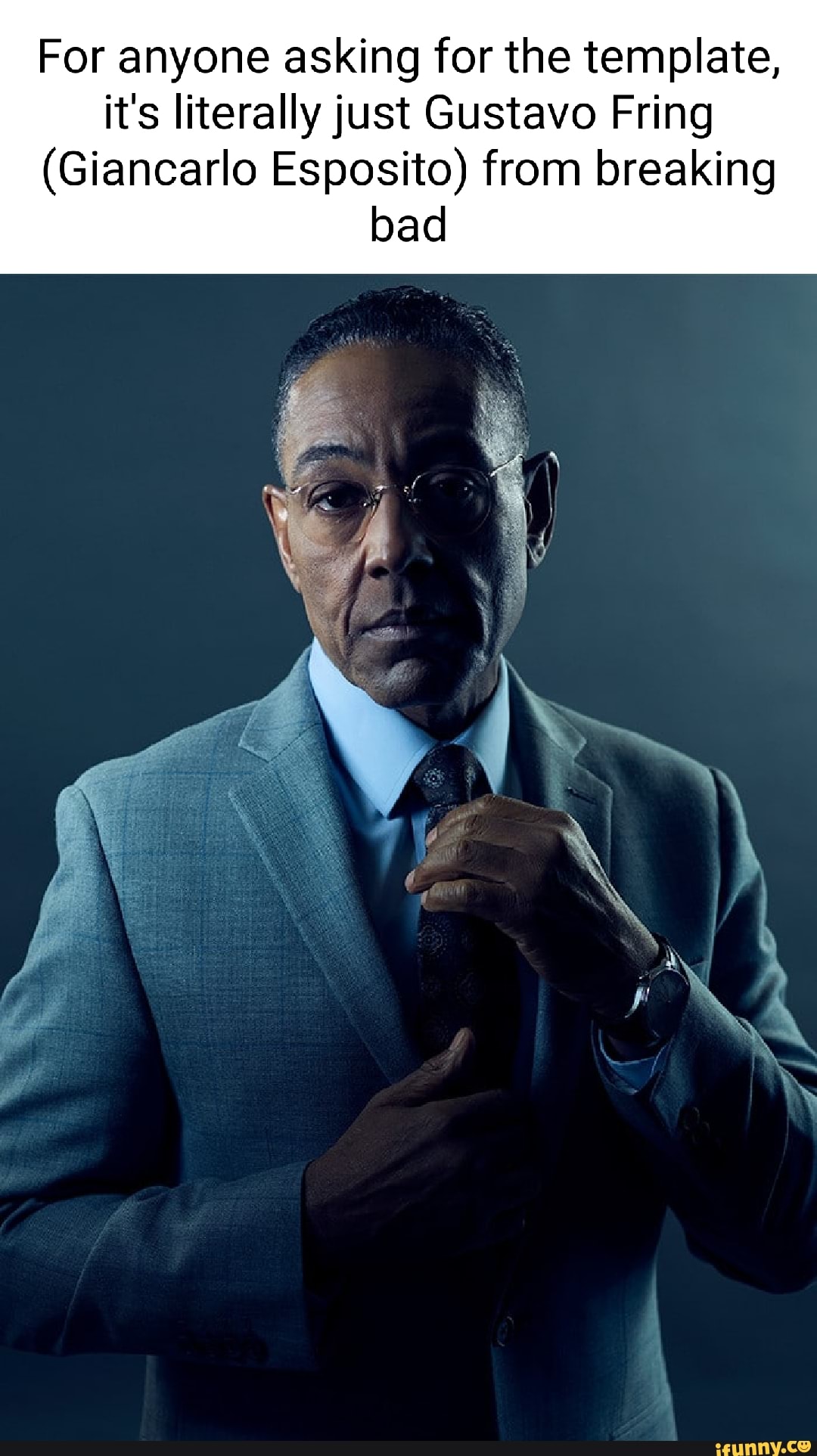 For Anyone Asking For The Template It s Literally Just Gustavo Fring 