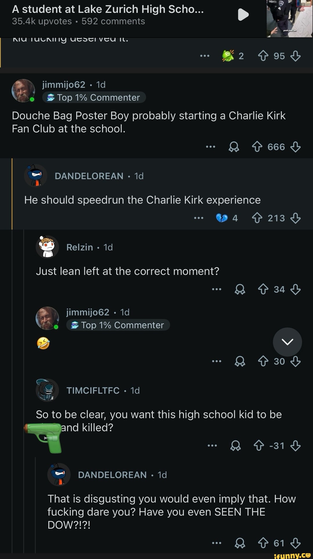 95 & A student at Lake Zurich High Scho 35.4k upvotes - 592 comments ...