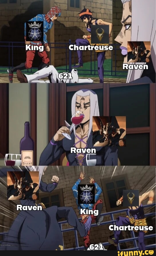 King Raven Chartreuse Raven 621 Raven King Chartreuse 621 - iFunny