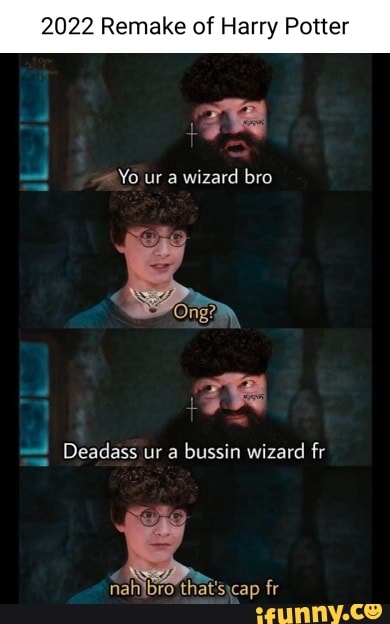 2022 Remake of Harry Potter Yo ur a wizard bro Deadass ur a bussin ...