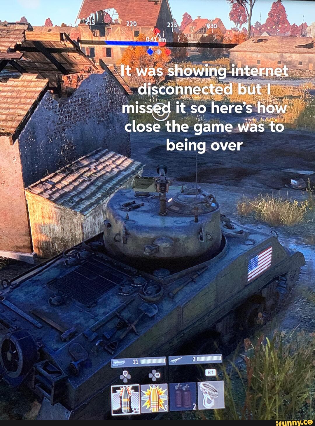 320 S -It was showing internet disconnected but I missed it so here's ...