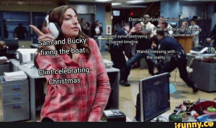 Sam and 'sacred timeline with therreality fixing the boal Clint ...