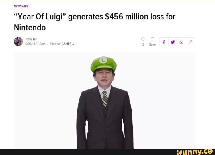 The Year of Luigi was 10 years ago, what are some of your fondest ...