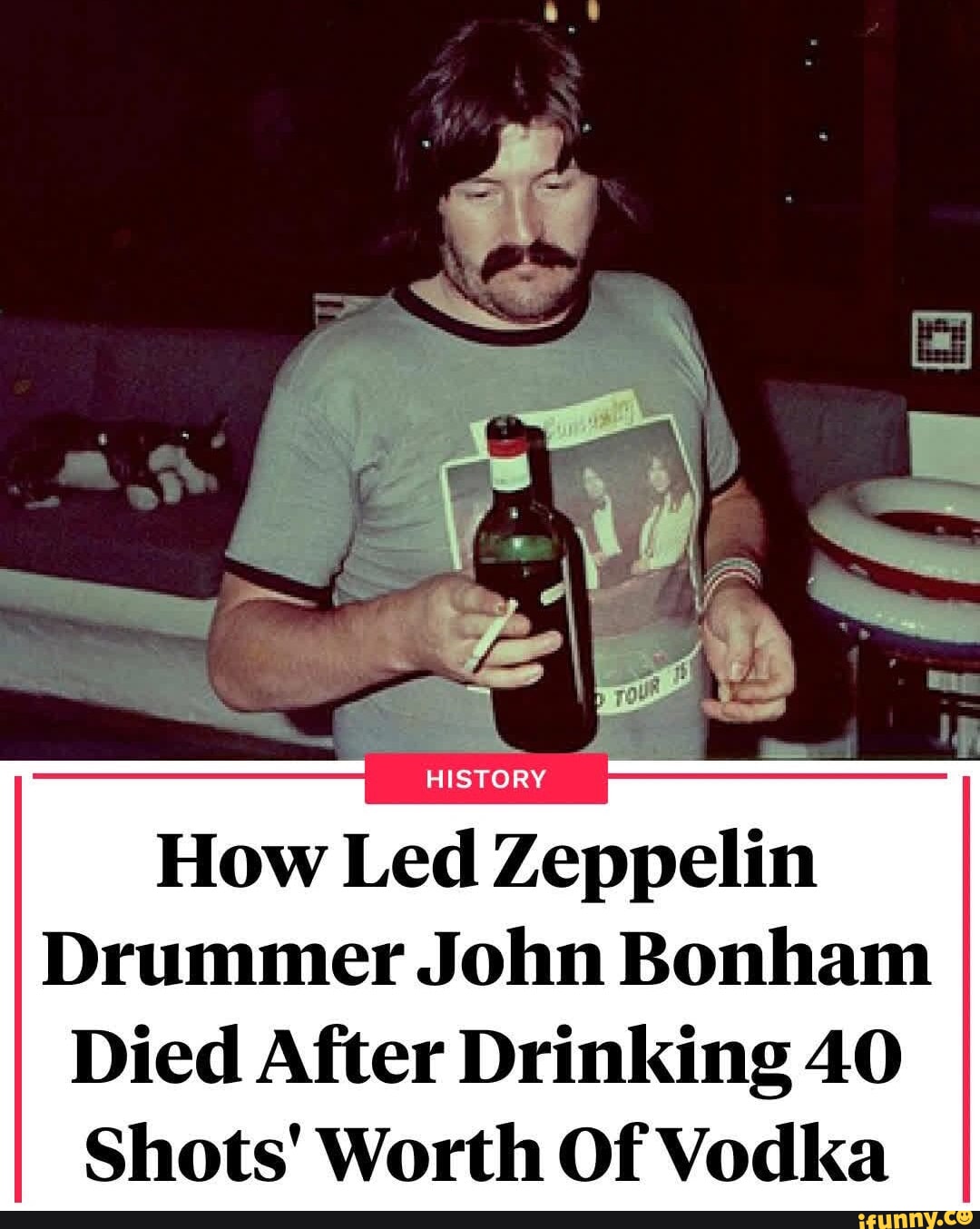 A - HISTORY How Led Zeppelin Drummer John Bonham Died After Drinking 40 ...