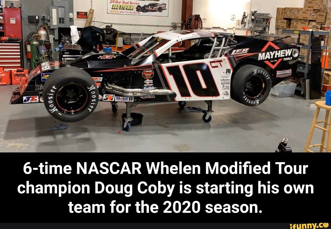 6-time NASCAR Whelen Modified Tour champion Doug Coby is starting his ...