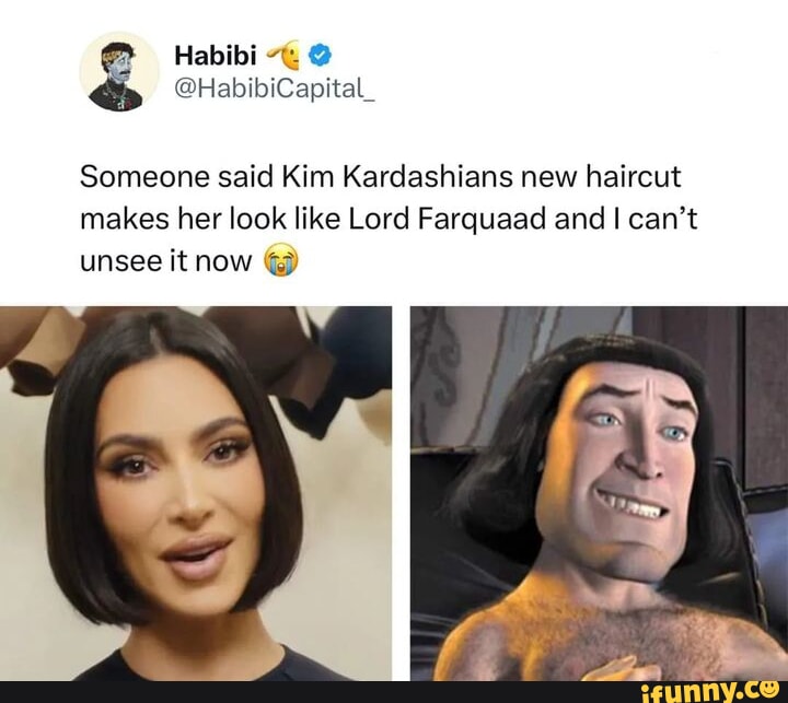 Habibi @HabibiCapital_ Someone said Kim Kardashians new haircut makes ...