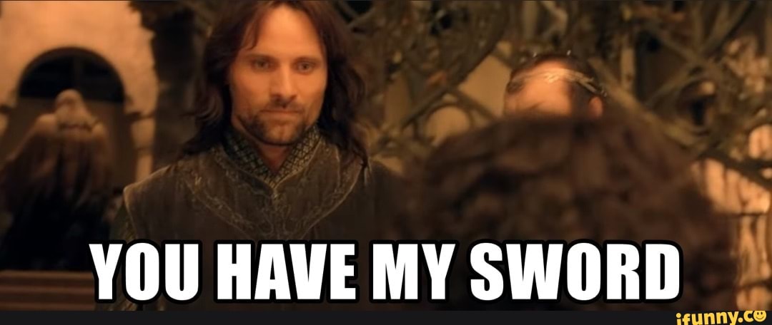 Me YOU HAVE MY SWORD - iFunny
