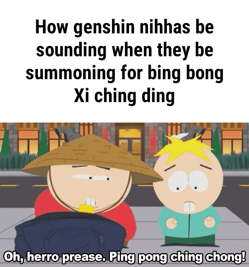 How genshin nihhas be sounding when they be summoning for bing bong Xi ...