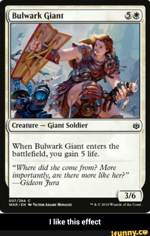 Bulwark Gian! - I like this effect - iFunny